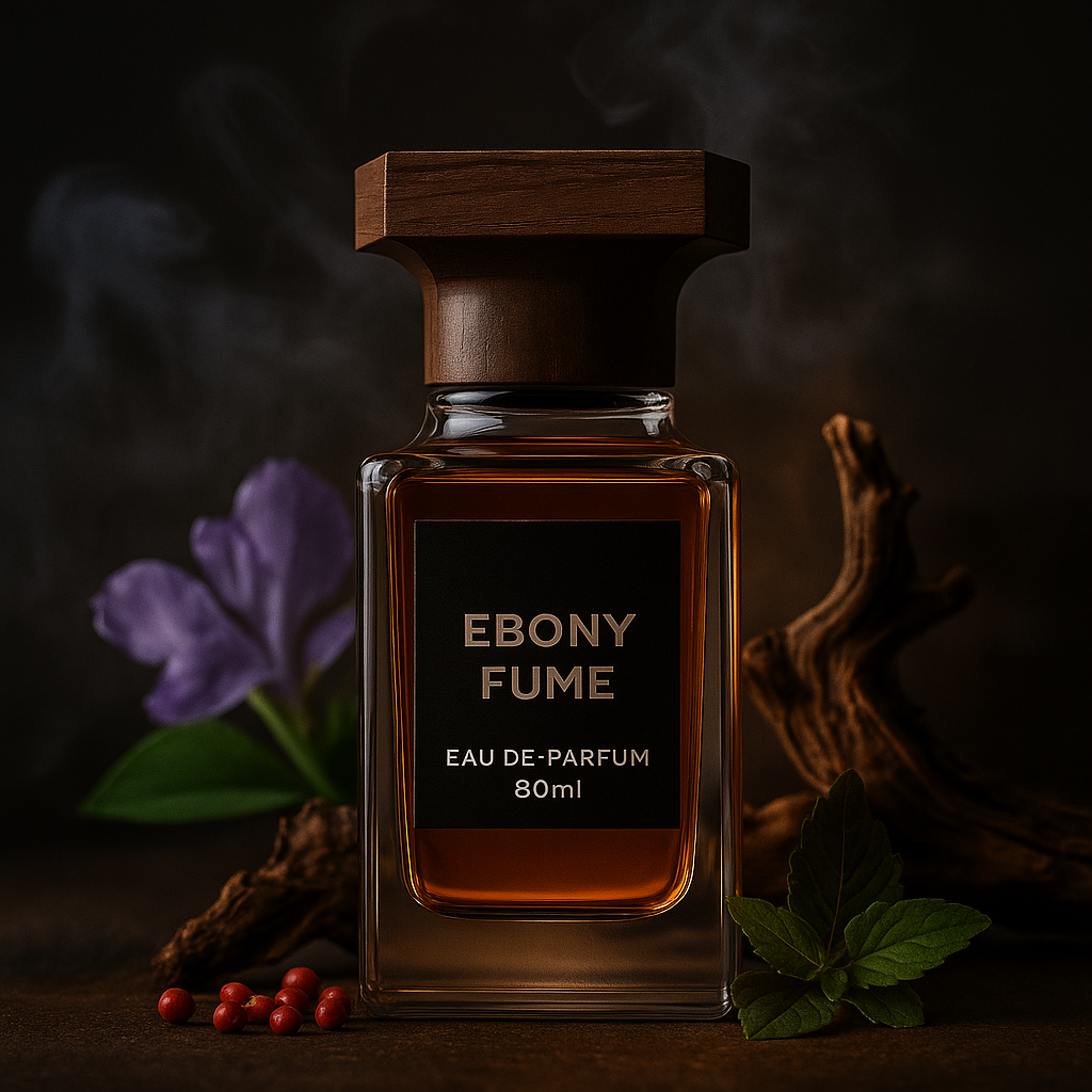 Ebony Fume Eau de Parfum 80ML – Parfum Boisé Oriental – FragranceKorner
