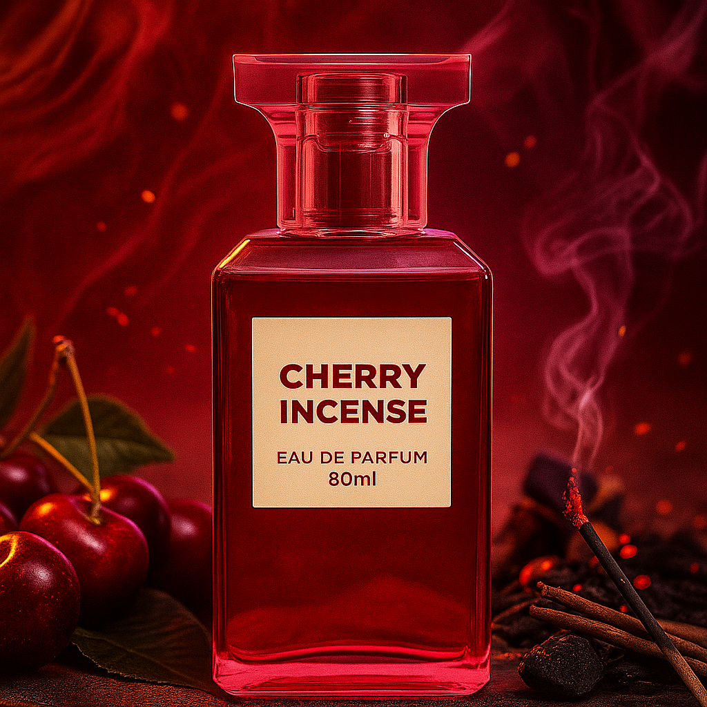 Cherry Incense Eau de Parfum 80ML – Fruité et Fumé – FragranceKorner