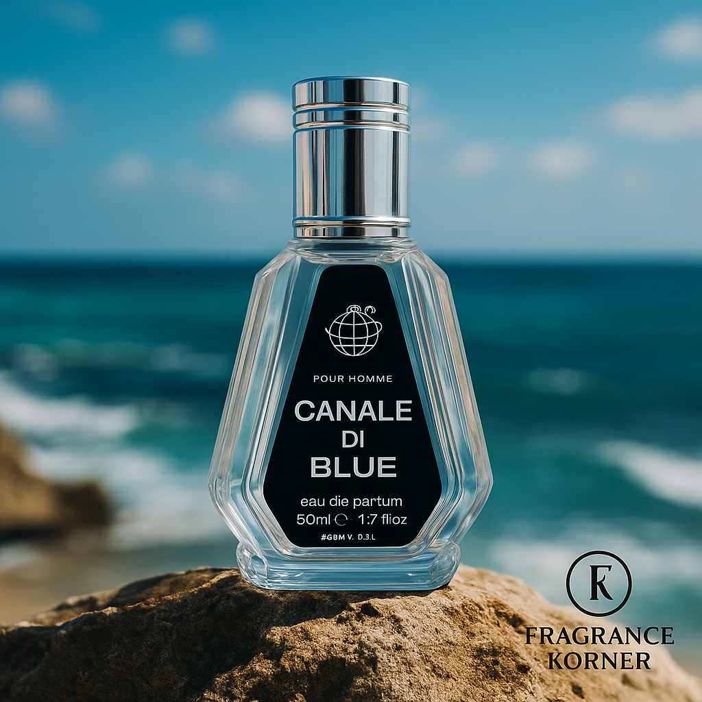 Canale Di Blue Eau de parfum 50ML – Parfum Homme Fraîche – FragranceKorner